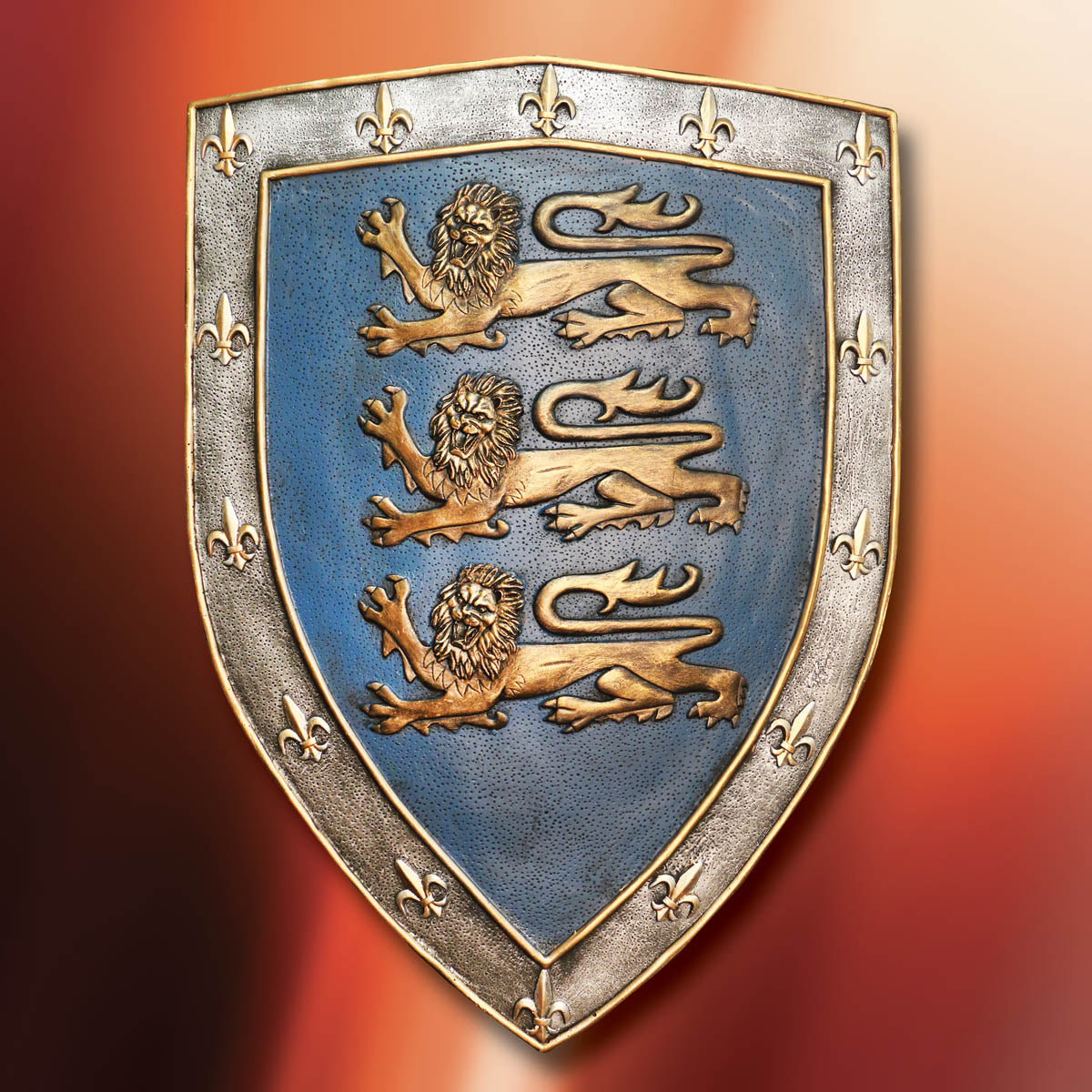 Shield of the Three Lions - Kingdom of England – Historical Decor & More